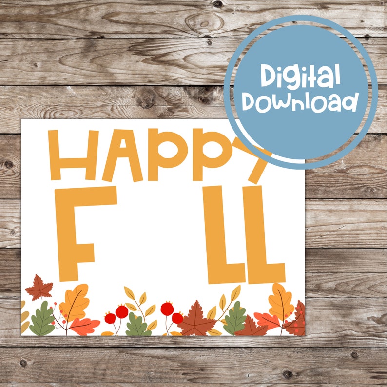 Happy Fall Handprint Craft | Fun Fall Activity | Thanksgiving Keepsake ...