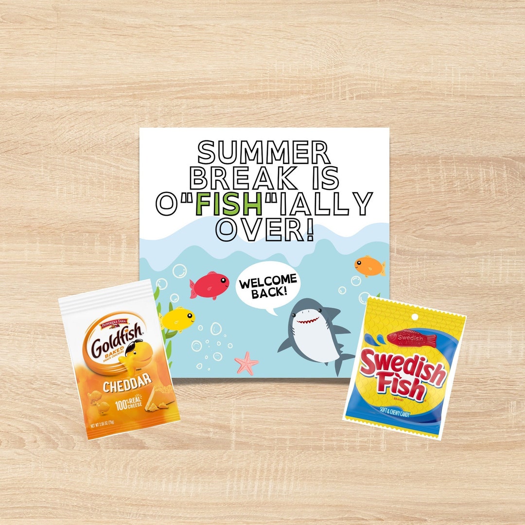 Meet the Teacher Treat Tag | Summer Break is Ofishially Over | Back to ...