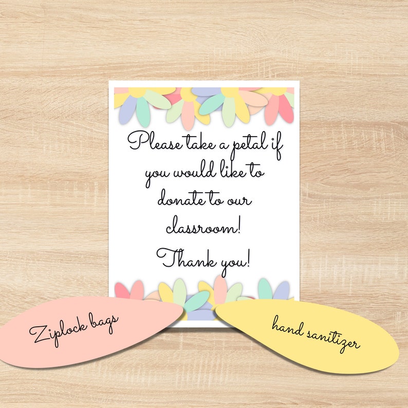 Editable Classroom Donation Printable | Teacher Wish List Items | Meet ...