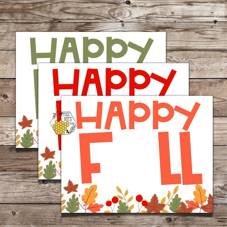 Happy Fall Handprint Craft | Fun Fall Activity | Thanksgiving Keepsake ...