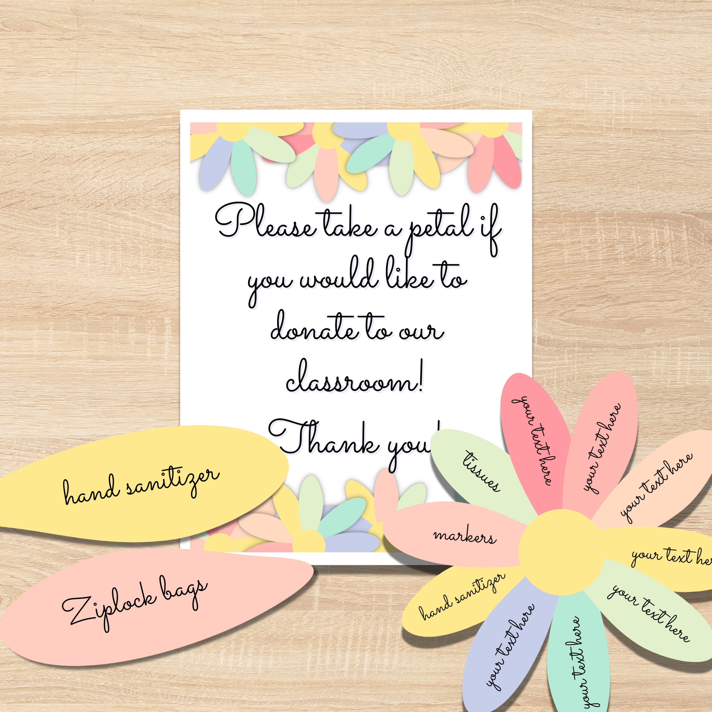 Editable Classroom Donation Printable | Teacher Wish List Items | Meet ...