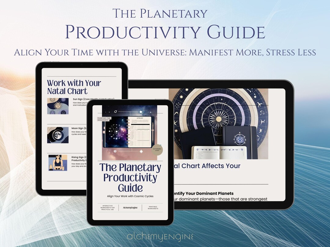 Manifestation Planner | Cosmic Time Management and Daily Ritual Guide ...