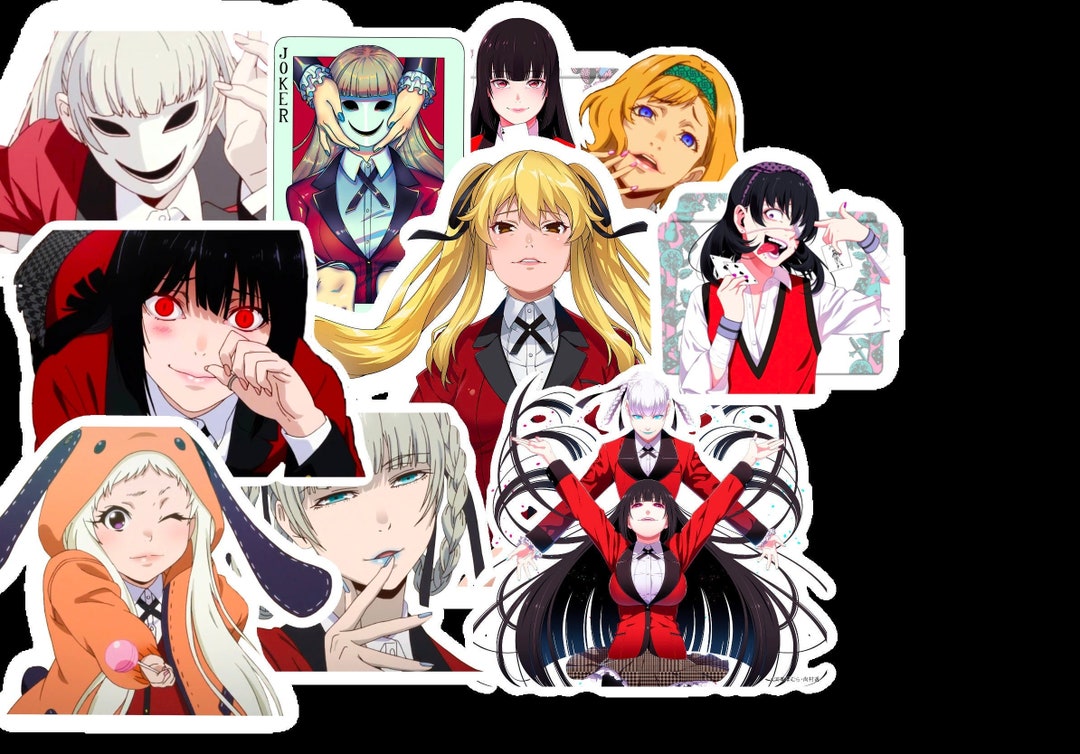Kakegurui Sticker Pack! | 10 Individual Stickers - Etsy