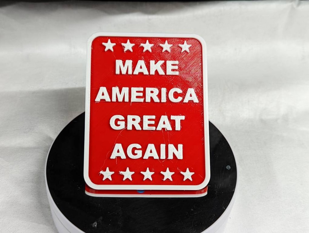 MAGA 3D Printed Plaque - Etsy