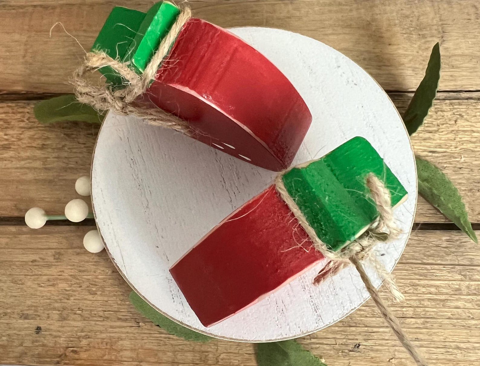 Wooden Strawberries | Strawberry Tiered Tray | Wood Strawberry ...