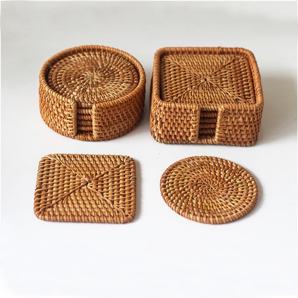Hand Woven Coasters - Etsy