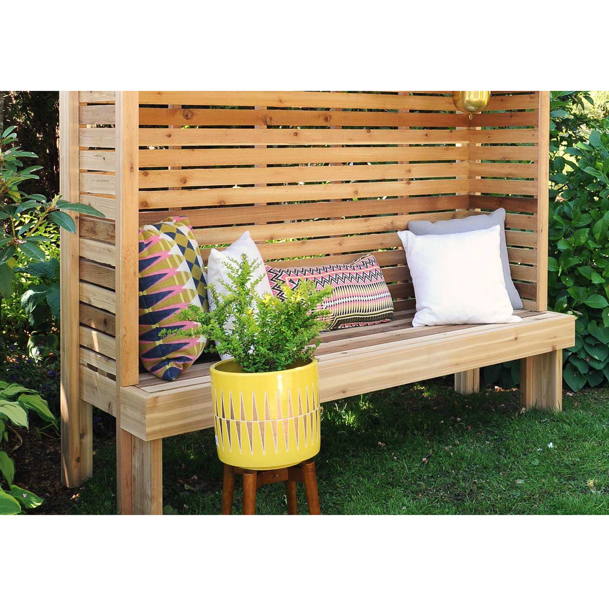 Modern Arbor Bench Plans DIY Wood Arbor With Bench Plan Pdf - Etsy