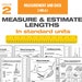 2nd Grade Measurement Worksheets 2.MD.A.1 | Yard Stick and Meter Stick ...