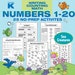 Numbers 1 to 20 No Prep Writing, Counting and Math Activities SEA ...