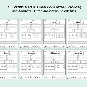 Editable Sight Word Worksheets | Spelling Help | Create Your Own ...