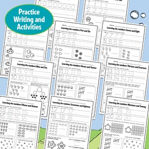 Numbers 1 to 20 No Prep Writing, Counting and Math Activities SEA ...