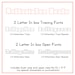 Letterbox Font | Letters in Box Font | Educational Font | Tracing Font ...