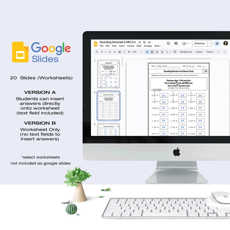 5th Grade: Rounding Decimals Worksheets • Decimal Place Value ...