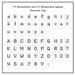 Letterbox Font Letters in Box Font Educational Font Tracing Font 6 ...
