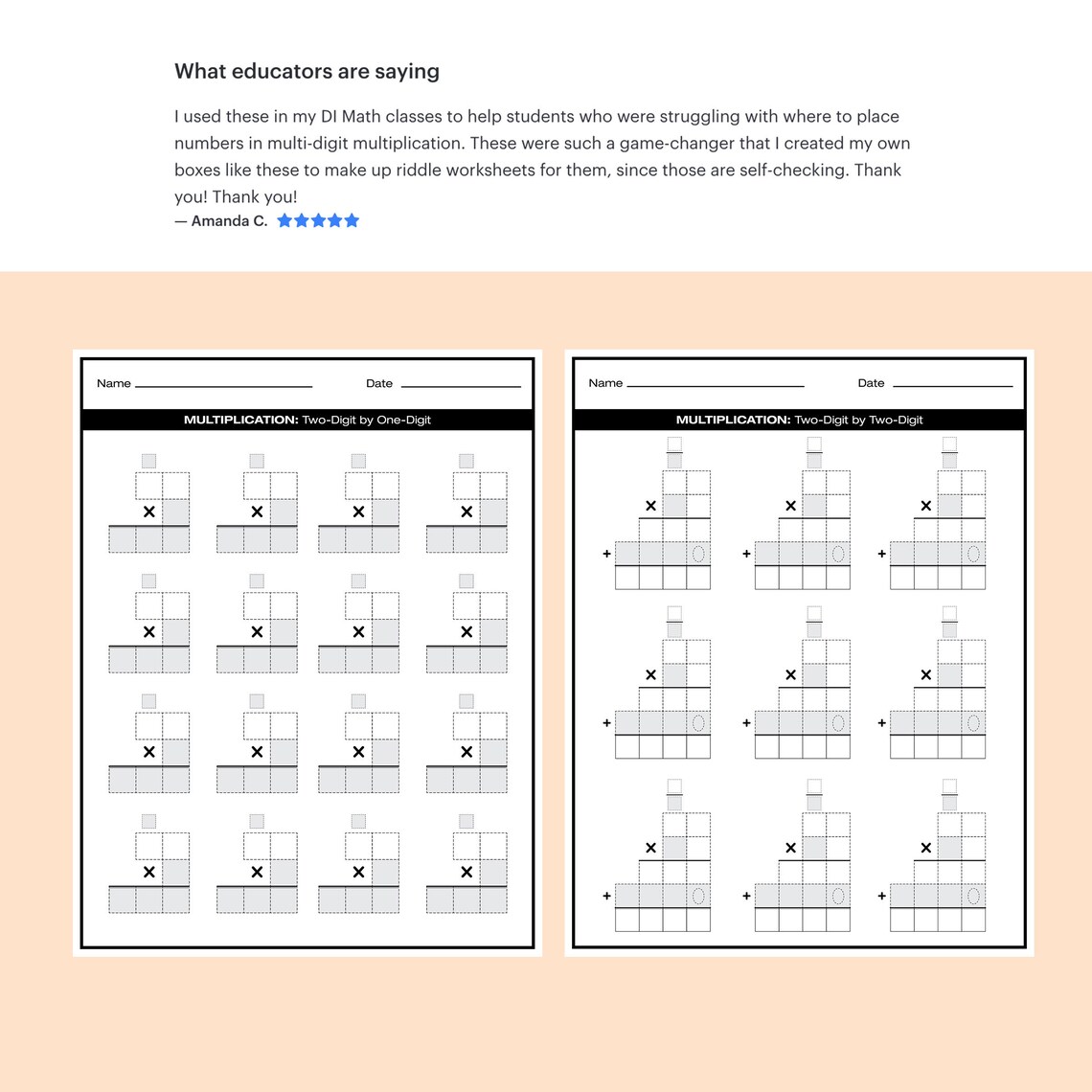 Multiplication Practice Sheets • Math Worksheet 2nd - 4th Grade ...