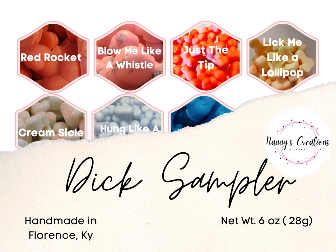 Dick Wax Melt Sampler Box 12 Wax Melt Samples of Bag of Dicks - Etsy