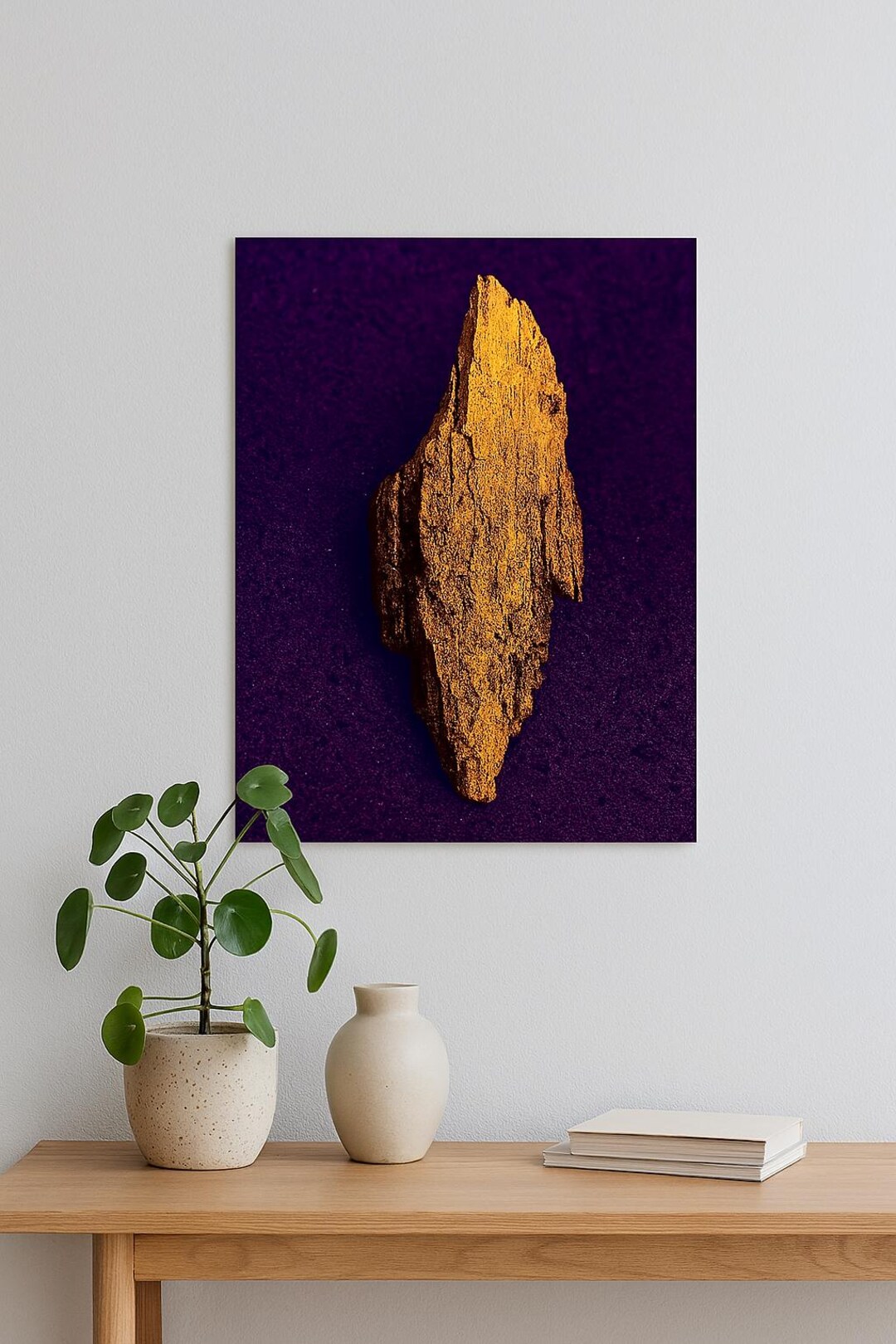 Artistic Golden Bark - Abstract Neon Macro Nature Art - Etsy