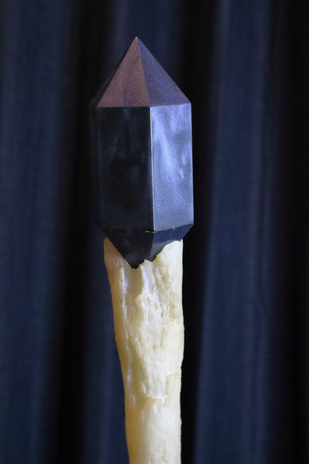 Wizard Mage Staff Totem Resin With Wood Texture - Etsy