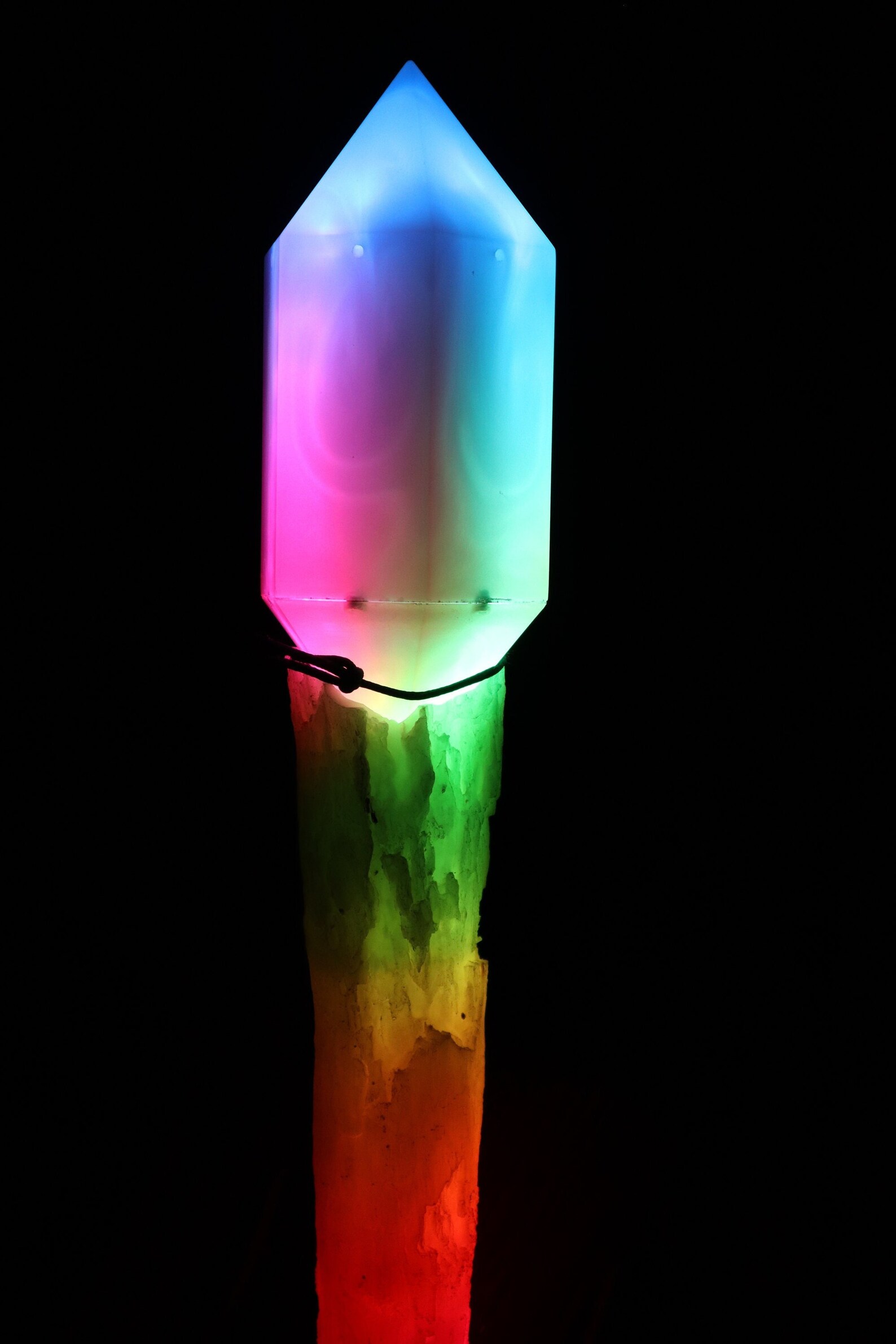 Wizard Mage Staff Totem Resin With Wood Texture - Etsy