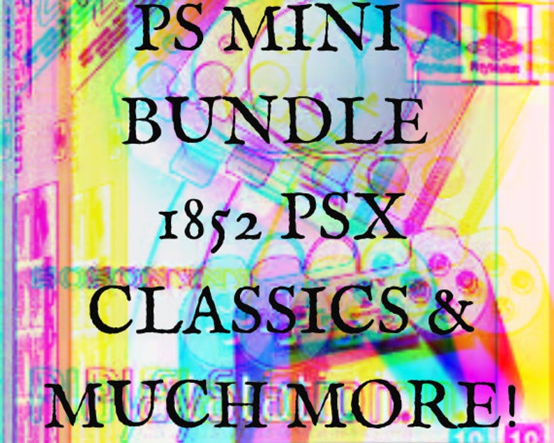PS Mini Bundle 1852 PSX Classics and Much More - Etsy