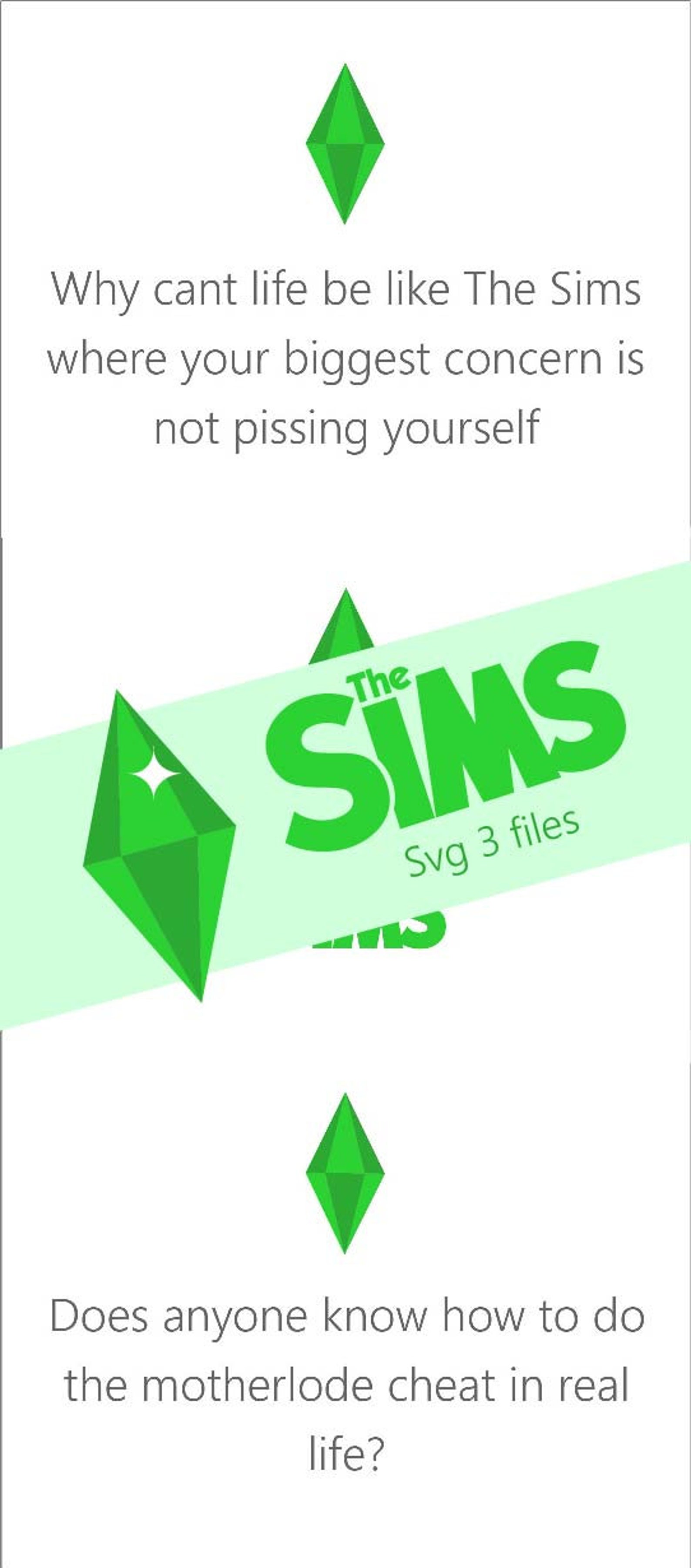 The Sims Svg Files - Etsy
