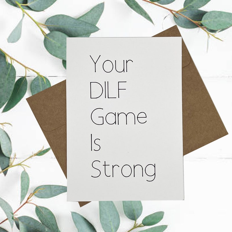 Dilf Card - Etsy