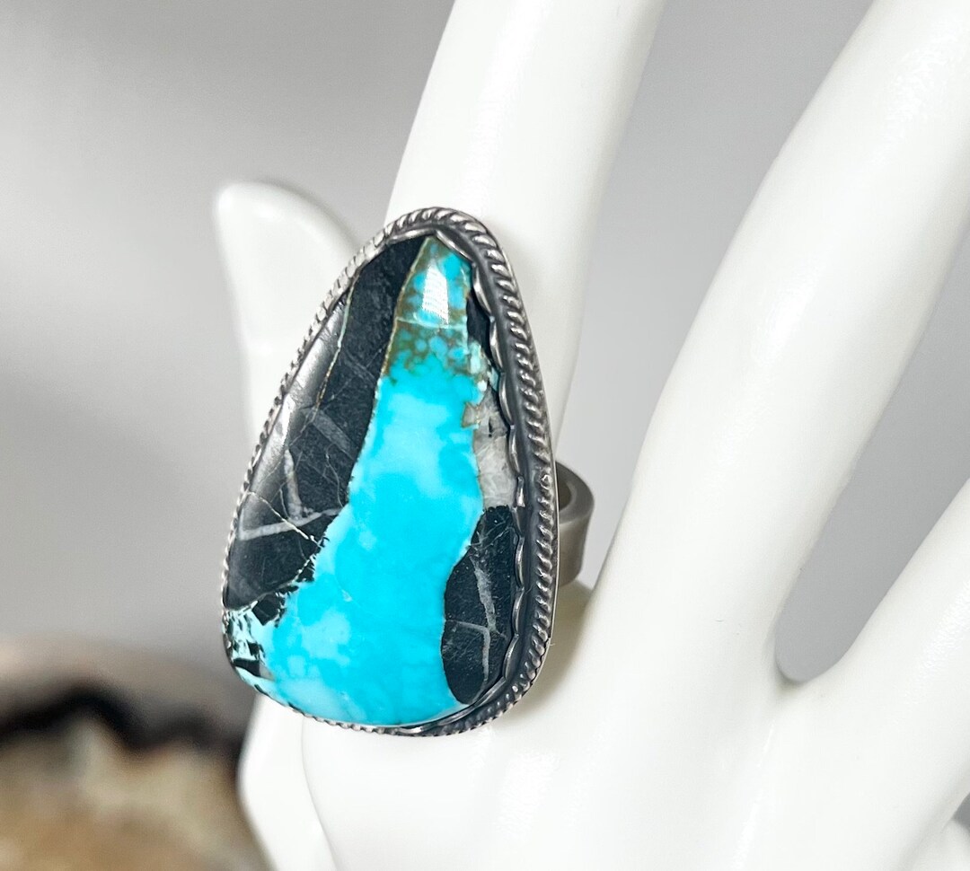 Blue Moon Turquoise Ring - Etsy