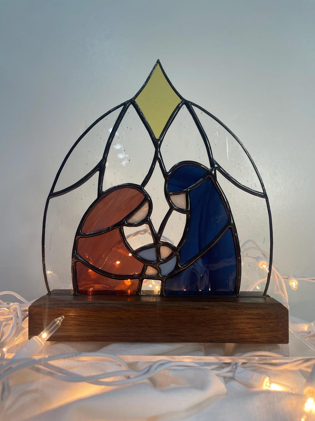 Stained Glass Nativity - Etsy