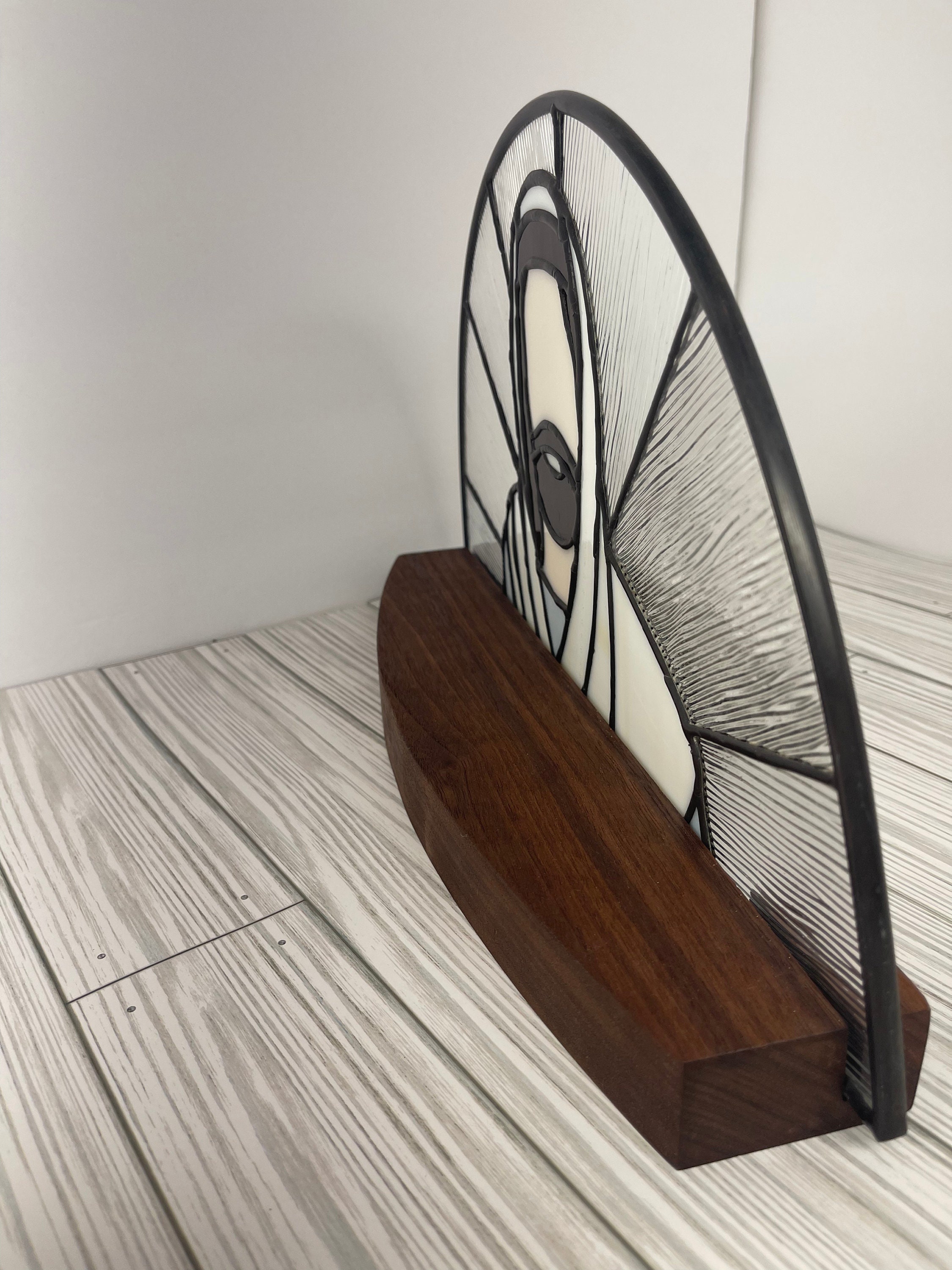 Jesus Stained Glass Panel - the Savior - Etsy