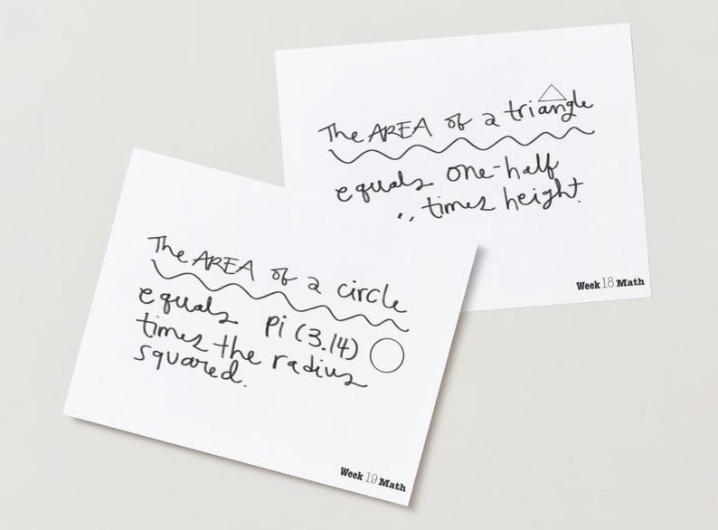 CC MATH W12-24 Handwritten Printables - Etsy