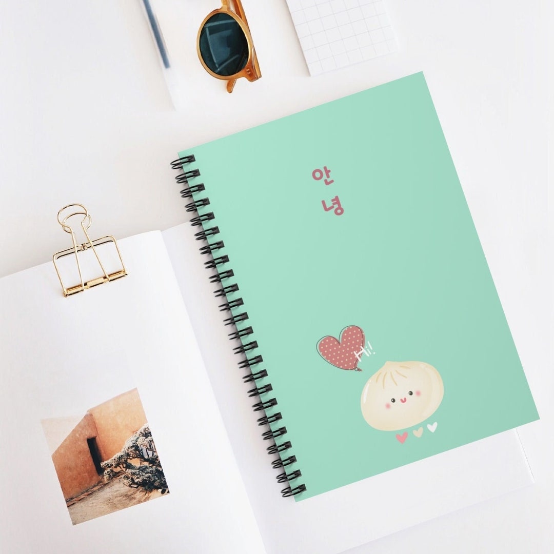 Cute Korean Mochi Journal | Korean Notebook | Kawaii Anime Journal ...
