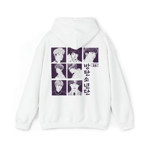 BTS Merch Hoodie Kpop Sweater Korean Fashion Sweatshirt BTS Army Fan ...