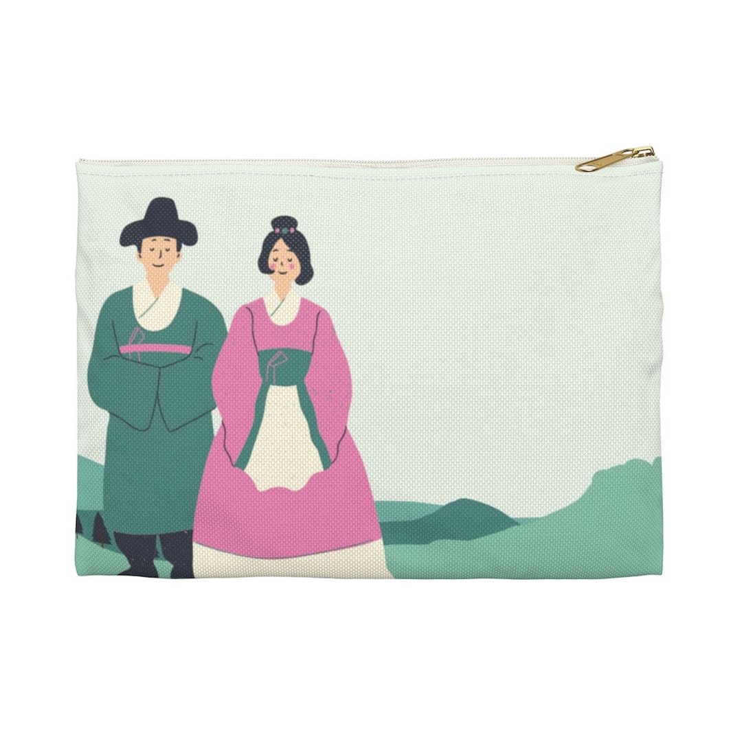 Traditional Korean Pouch/ Accessary Pouch/ Korean Makeup Bag/ Korean ...