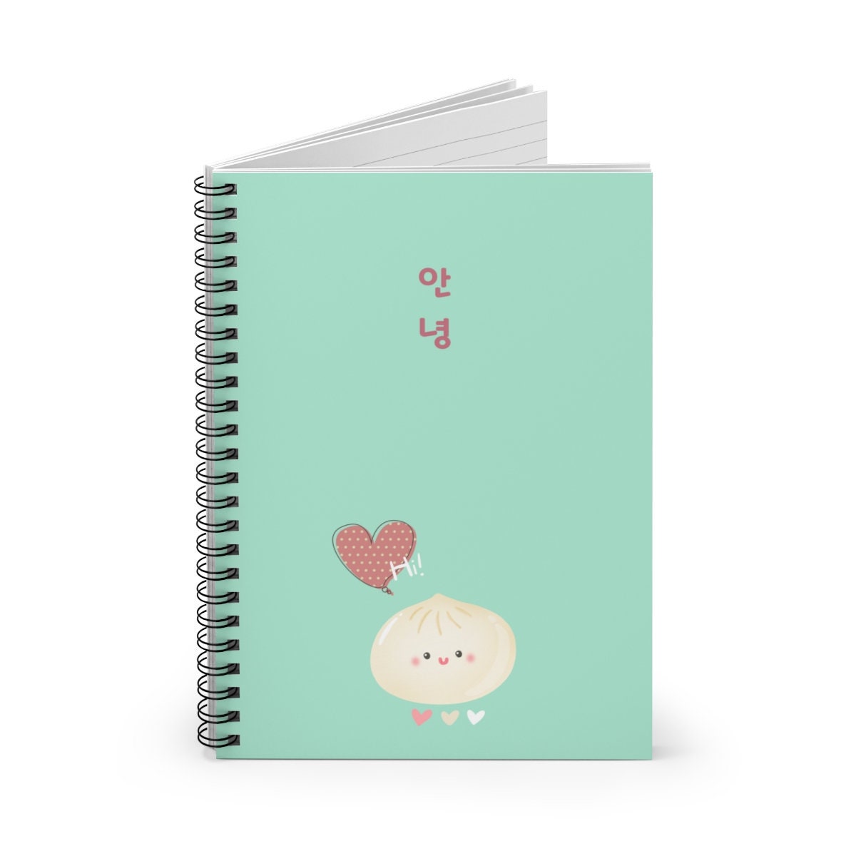 Cute Korean Mochi Journal | Korean Notebook | Kawaii Anime Journal ...