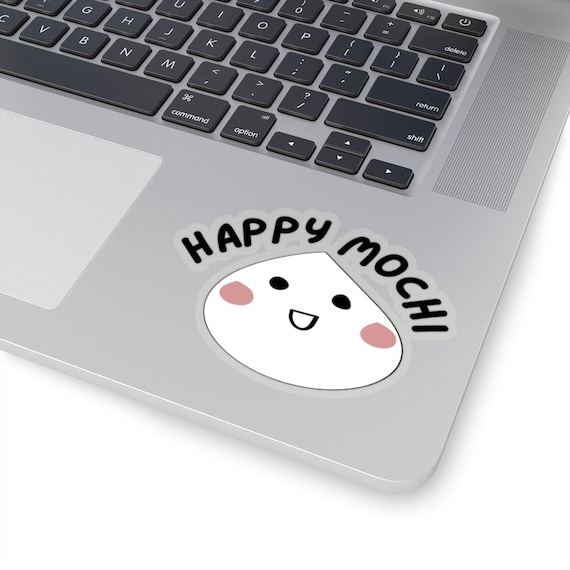 Happy Mochi Sticker/ Korean Sticker/ Kawaii Mochi Sticker With - Etsy