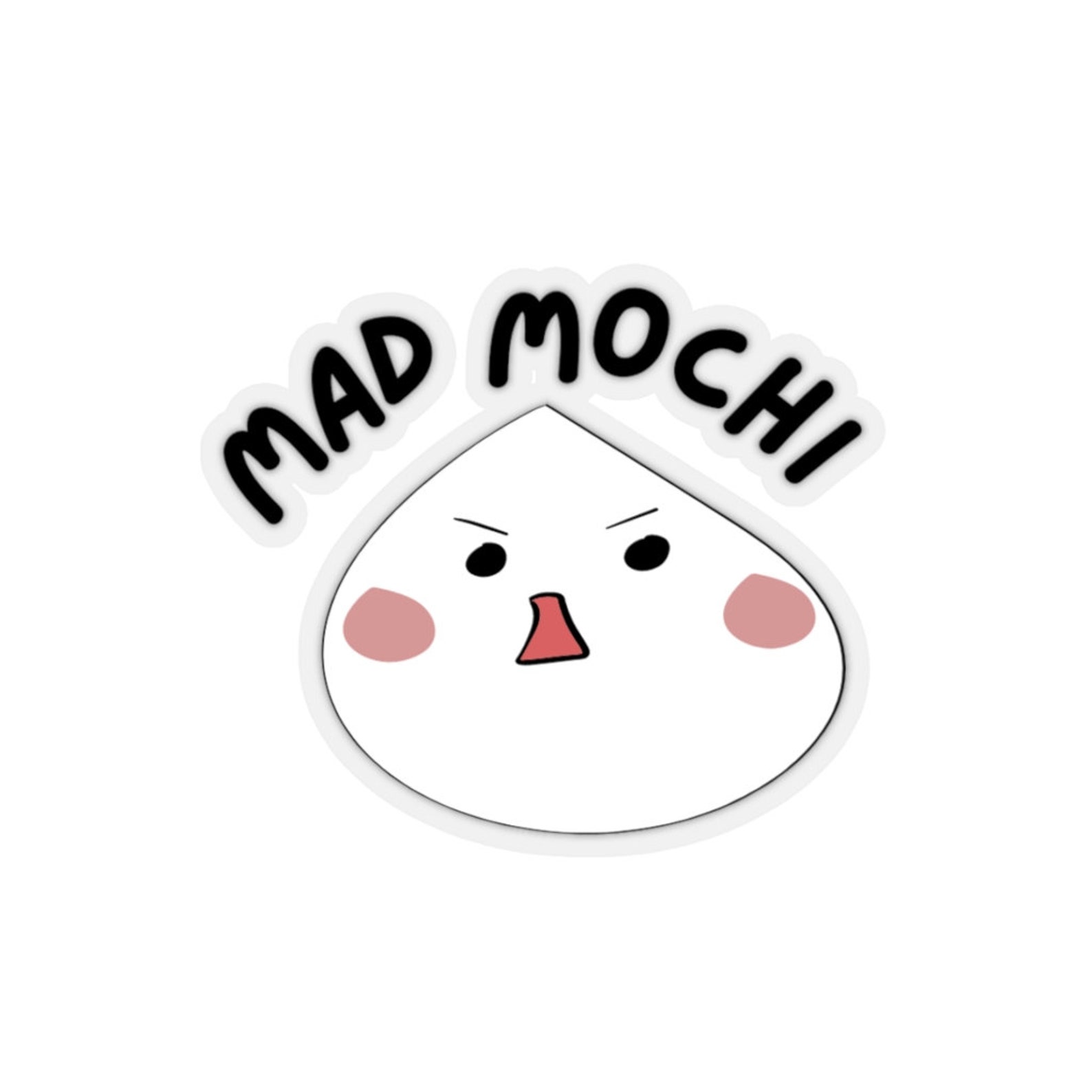 Mad Mochi Sticker/ Korean Sticker/ Kawaii Mochi Sticker With ...