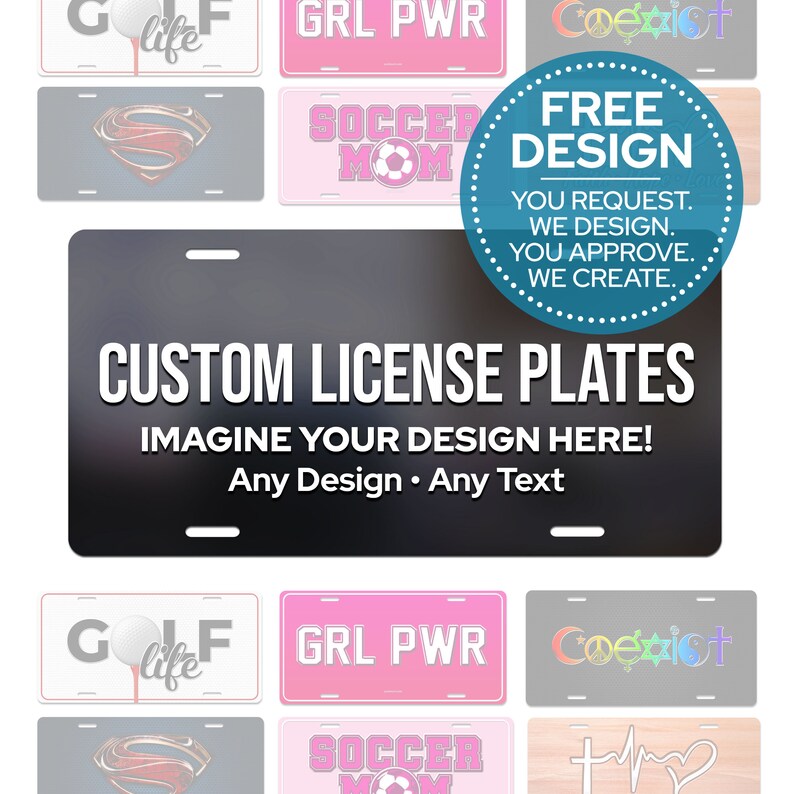 Custom License Plate Frame FREE Design Certified Swiftie Swift Car ...