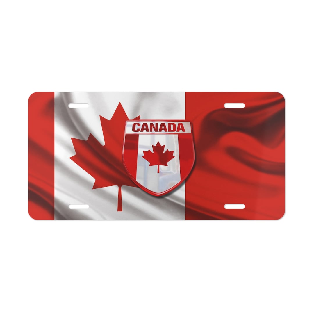 Canada Custom License Plates All Flags Available Vehicle - Etsy