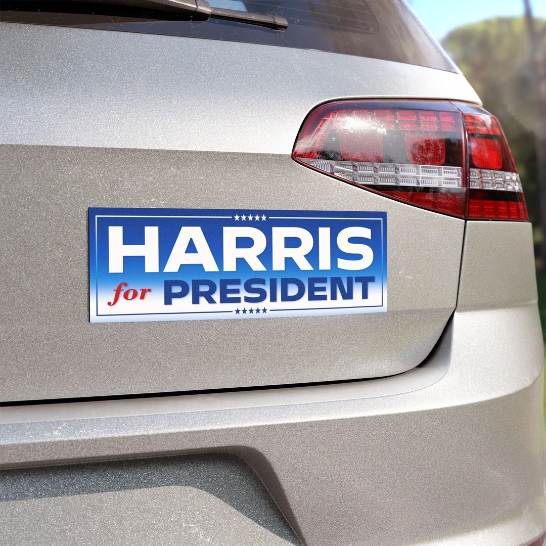 Kamala Harris for President 2024 Election Campaign Car Magnet 10'' 3 ...