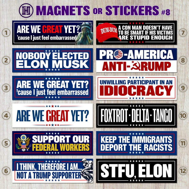 Political Stickers - Etsy