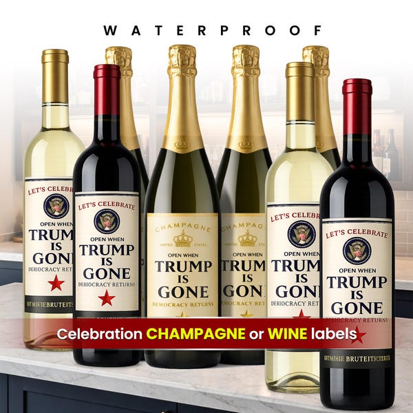 Trump Wine Label - Etsy