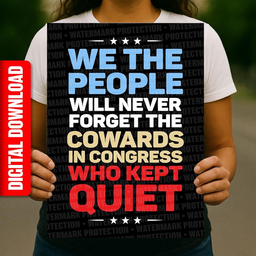 We the People Protest, Anti Trump Sign Printable Digital Download - Etsy