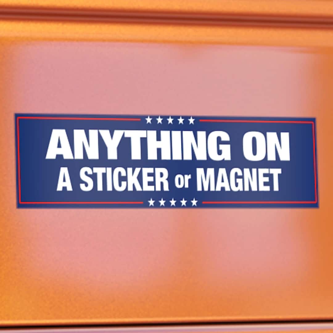 Custom Bumper Sticker or Magnet | Personalized Car Decal | Design Your ...