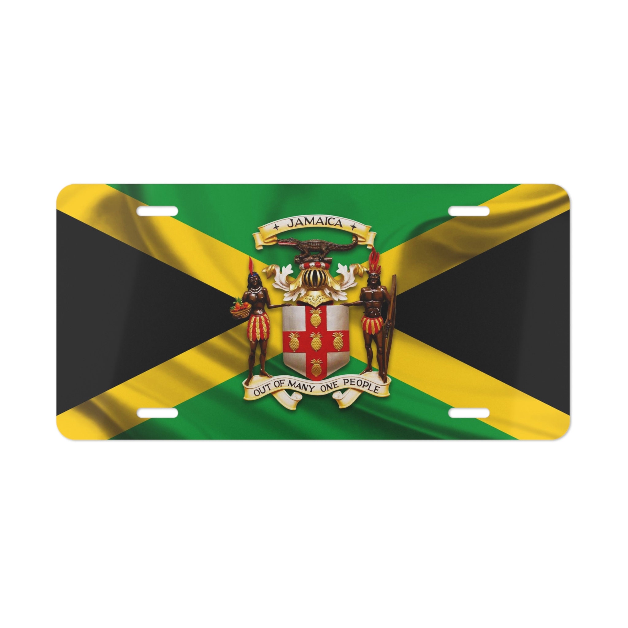 Jamaica Custom License Plate FREE Design All Flags - Etsy