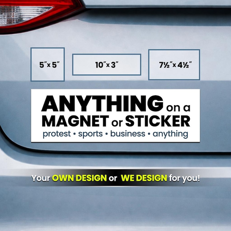 Magnetic Stickers - Etsy
