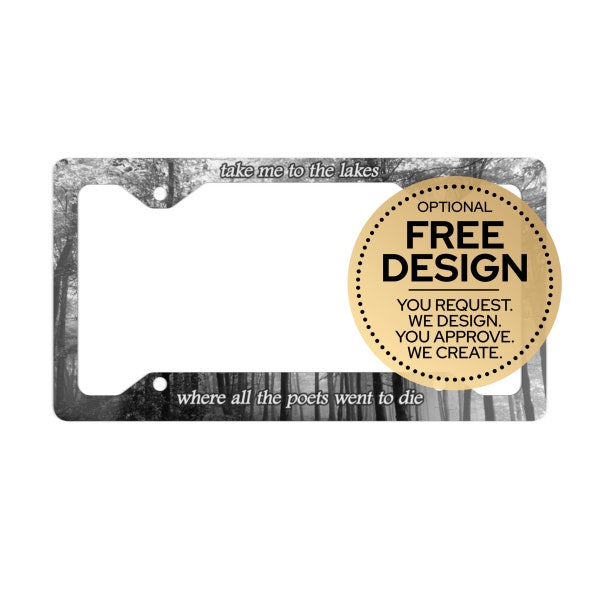 Taylor Custom License Plate Frame - Etsy