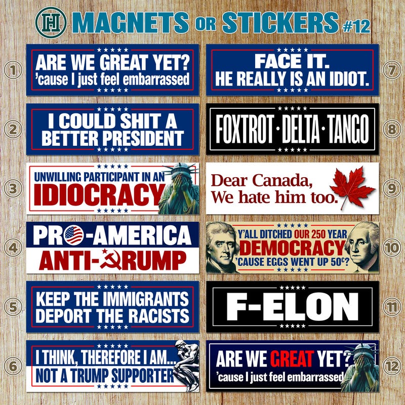 Political Stickers - Etsy