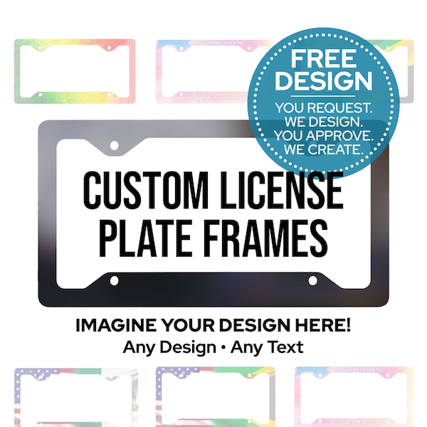 License Plate Frames - Etsy