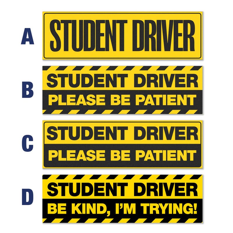 New Driver Car Stickers - Etsy