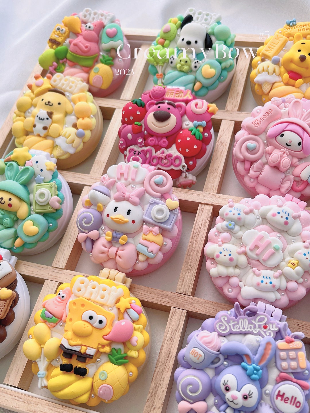 Decoden Cream Pocket-sized Makeup Mirror With Hair Brush - Unique Gift ...